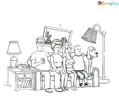 Hank Hill Coloring Pages