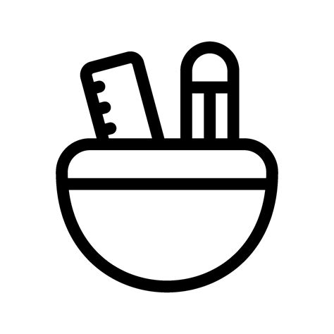 Pencil Case Icon Vector Symbol Design Illustration 30343076 Vector Art