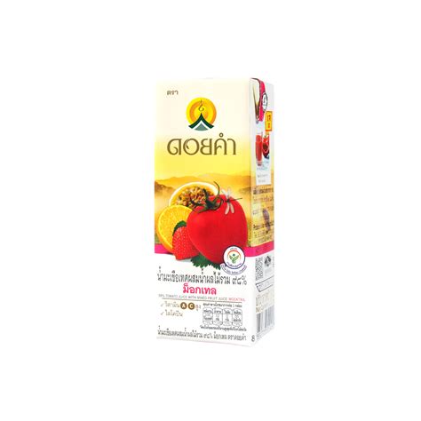 น้ำมะเขือเทศผสมน้ำผลไม้รวม ๙๘ ม็อกเทล 98 Tomato Juice With Mixed