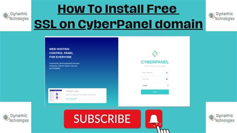 How To Install Free Ssl On Cyberpanel Youtube