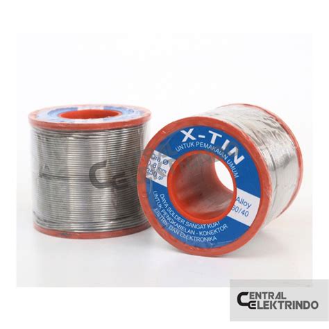 Jual Timah Xtin Solder Merk Xtin Diameter 08mm 250gr 14kg Grade 6040