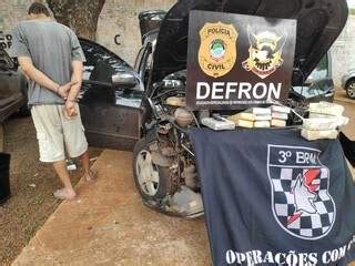 Homem é preso cocaína avaliada em R 500 mil escondida em Gol Interior Campo Grande News