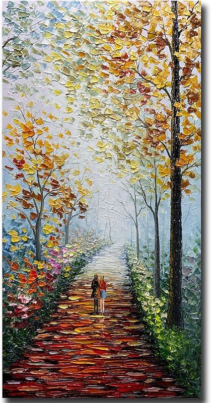 Amazon V Inspire Art 24x48 Inch Modern 100 Hand Painted Oil