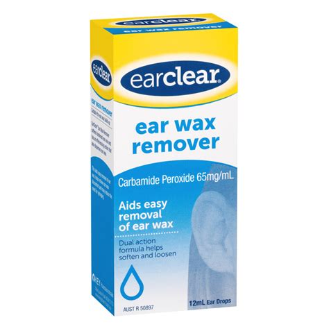 Earclear Ear Wax Remover Drops 12 Ml Earclear