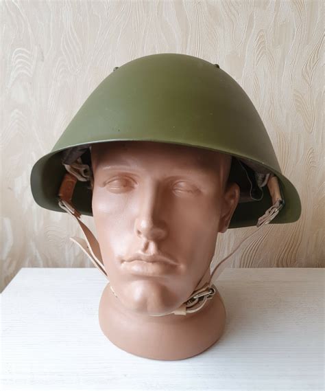 Original Ussr Military Soviet Army Helmet Ssh 68 Type Steel Size 2