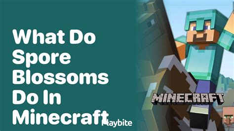 What Do Spore Blossoms Do In Minecraft Playbite
