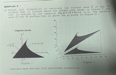 Solved Question A Define An Integral S To Calculate Chegg