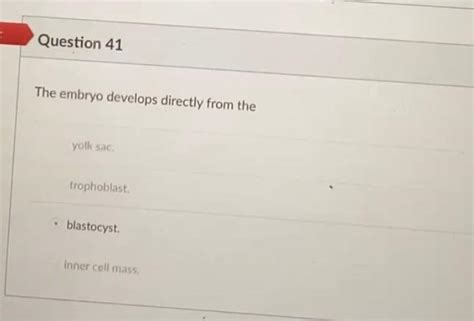 Solved Rect Question 34 Derivatives Of The Ectoderm Include