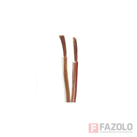 FIO BICOLOR CRISTAL X MM DNI HFX X W Fazolo Componentes Eletrônicos