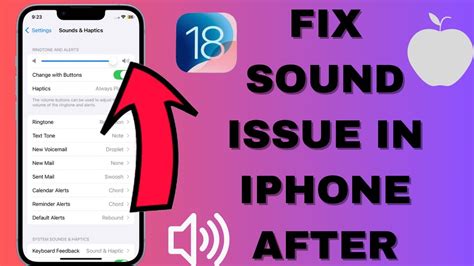 How To Fix Sound Issue In Iphone After Ios 18 Update Latest Method