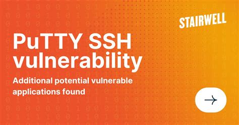 Stairwell On Linkedin Stairwell Threat Report Vulnerable Putty Ssh Libraries Cve 2024 31497