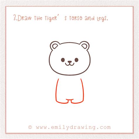 How To Draw A Tiger Emily Drawing