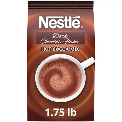 Nestle Hot Chocolate Mix Dark Chocolate Flavor Hot Cocoa Bulk Whipped