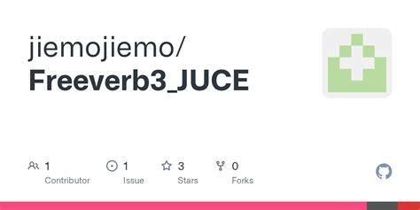 Github Jiemojiemofreeverb3juce