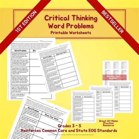 Grade 3 To Grade 5 Word Problems Printable Pdf Download Common Core