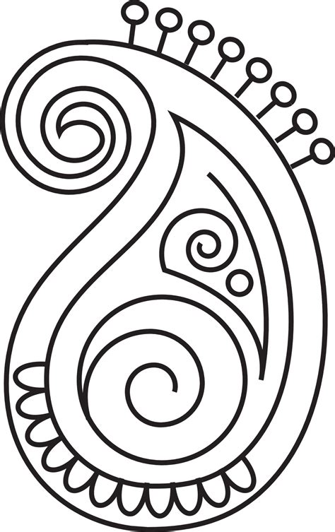 Indian Traditional And Cultural Rangoli Alpona Kolam Or Paisley