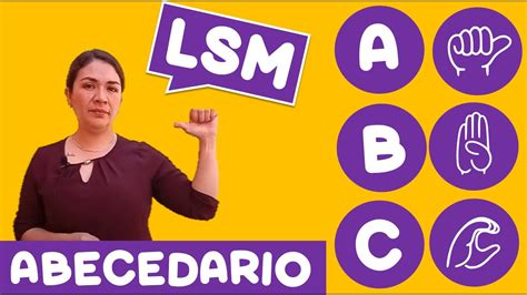 LSM Abecedario Lengua de Señas Mexicana YouTube