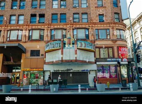 Los Angeles Usa May 2023 View Of Downtown District High Quality