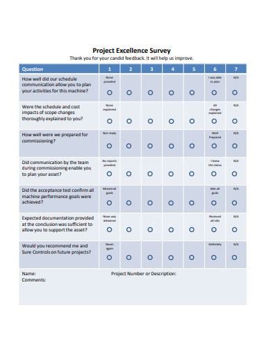 18 Project Survey Templates In Pdf Doc