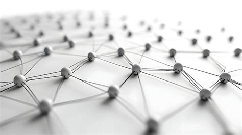 3d Ai Driven Neural Network Elements Concept As Abstract Vector