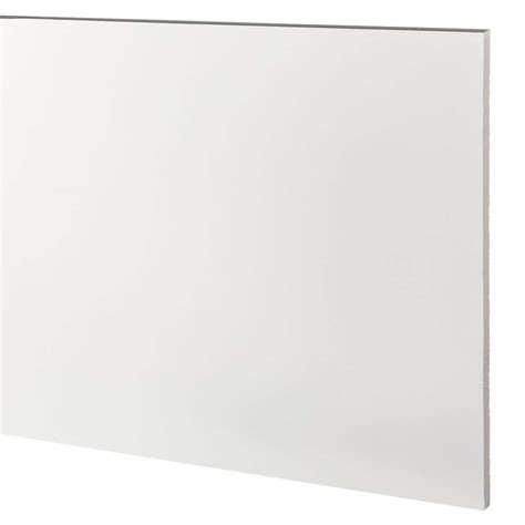 Azek 12 In T X 48 In W X 8 Ft L White Traditional Pvc Smooth Sheet