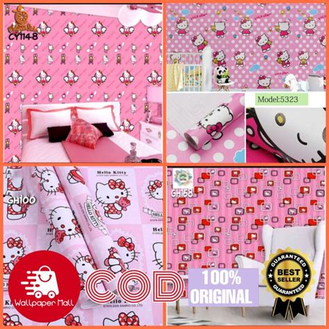 Jual Wallpaper Dinding Hello Kitty Wallpaper Dinding Karakter Hello