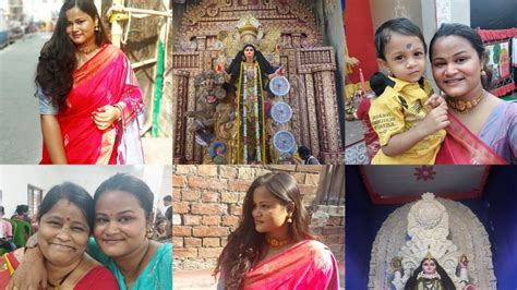 অঞ্জলি দিতে অনেকটাই দেরি হয়ে গেলো জগদ্ধাত্রী পুজো 2023🌸 Vlog