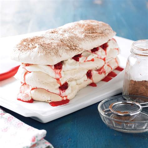 Hazelnut Raspberry Meringue Torte Healthy Recipe Ww Australia