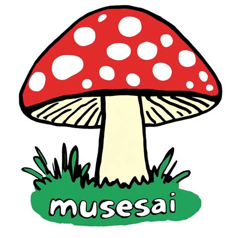 Logo Of Cartoon Mushroom Musesai MusesAI Io