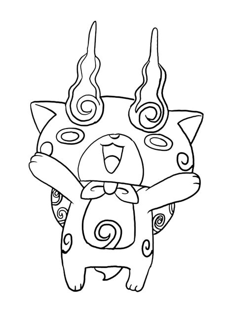 Komasan Yo Kai Watch Coloring Play Free Coloring Game Online