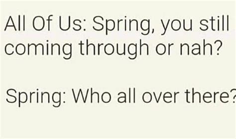 43 Spring Memes To Cure Your Winter Woes Maybe Not Your Allergies
