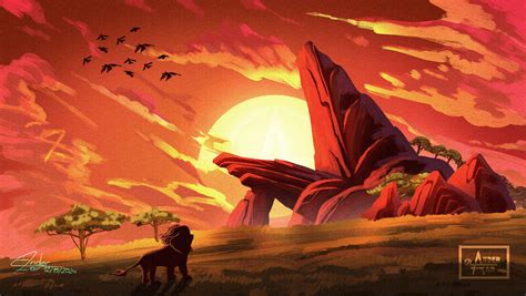 Lion King Pride Rock By Anderfar On Deviantart