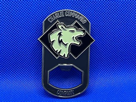 Commando Charlie Challenge Coin Opener Sabremilitaria
