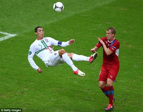 Cristiano Ronaldo Jnr Scores Stunning Overhead Kick At Bernabeu Daily