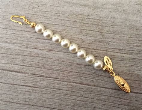 Pearl Necklace Extender Fish Hook Clasp In Silver Or Gold A Etsy