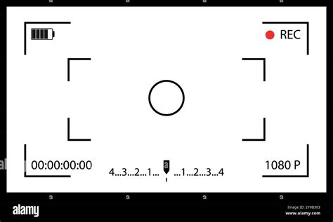 Camera Frame Interface Viewfinder Stock Vector Image Art Alamy