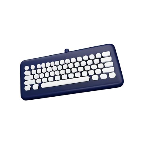 Keyboard 3d Rendering Icon Illustration 28581386 Png