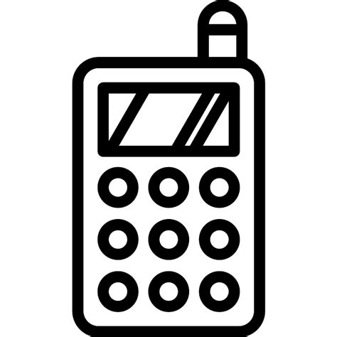 Cellphone Vector SVG Icon SVG Repo