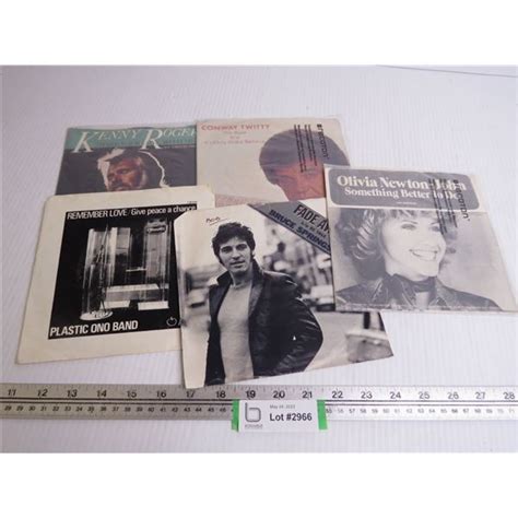 5 Assorted Music 45rpm Records