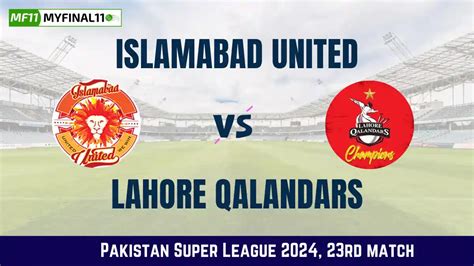 Isl Vs Lah Live Score Scorecard Islamabad United Vs Lahore Qalandars