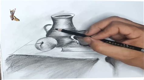 تعليم رسمة كتاب مع طبيعه صامته Youtube