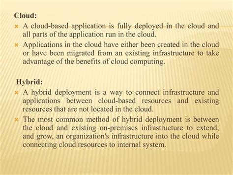 Sameer Mitter Benefits Of Cloud Computing Ppt