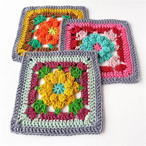 11 Different And Unique Granny Square Crochet Patterns Free