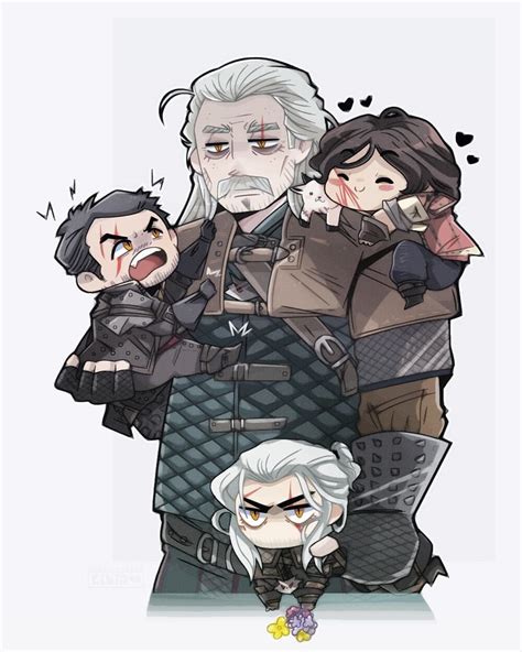 Dad Wolf And His Pack By Ladycibia Rimaginarywitcher