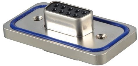 D Sub Bu 09 Ips D Sub Socket 9 Pin Soldering Bucket Ip67 Solid