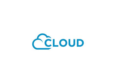 Premium Vector Cloud Logo Company Name Logo Illustration