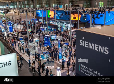 First Day At Hannover Messe 2022 Industrial Fair After 2 Years Of