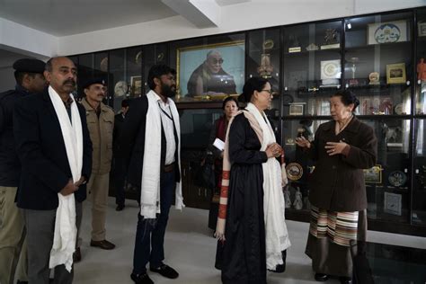 Member Of National Commission For Minorities Rinchen Lhamo Visits