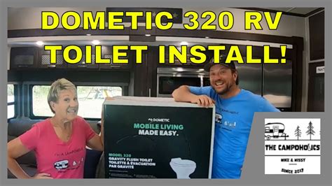 Dometic 320 Rv Toilet Install She Wants Wallpaper Too 😑 Youtube