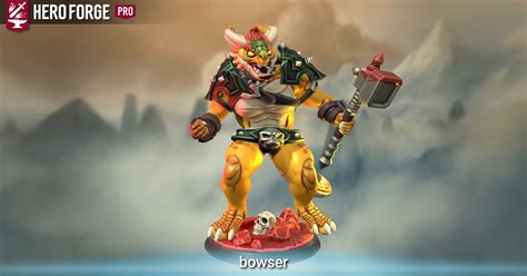Bowser Made With Hero Forge